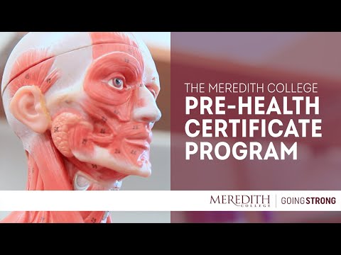 Meredith College Pre-Health Post-Baccalaureate Certificate