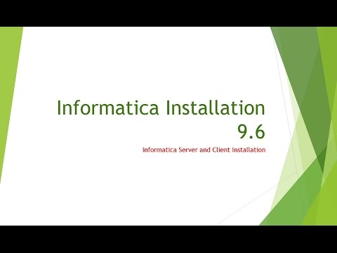 Informatica Installation Part 3 - Install Server & Client