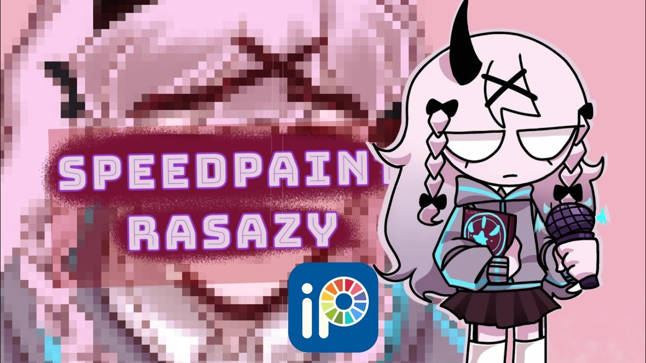 [Speedpaint] Rasazy || [FNF] Mid-fightMasses || My Style ||IbisPaint X