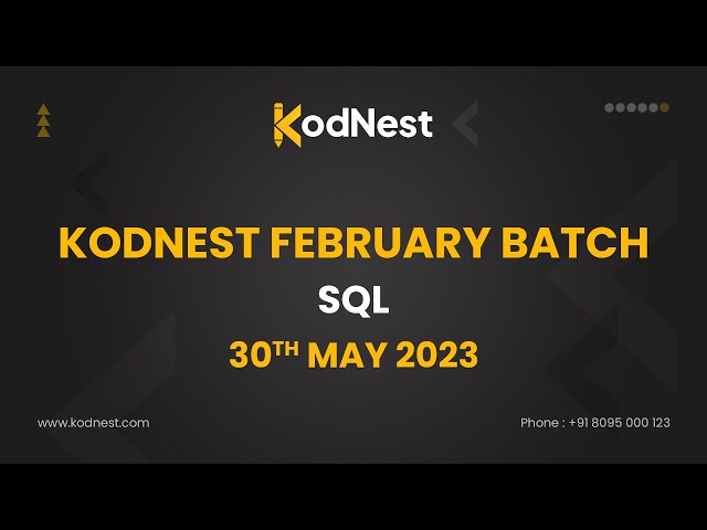 Mastering SQL: Key Concepts and Practical Applications from the February 2023 Class | Galaxy.ai