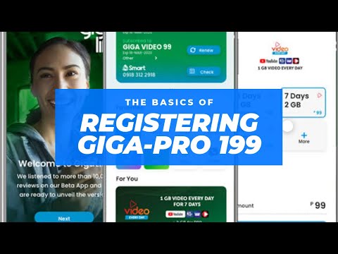 How to register Smart Giga Pro 199 | Smart Ako | Giga Life #giga #gigapro #gigalife #smart