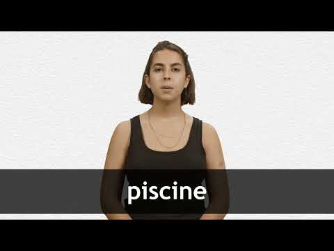 How to pronounce PISCINE in French