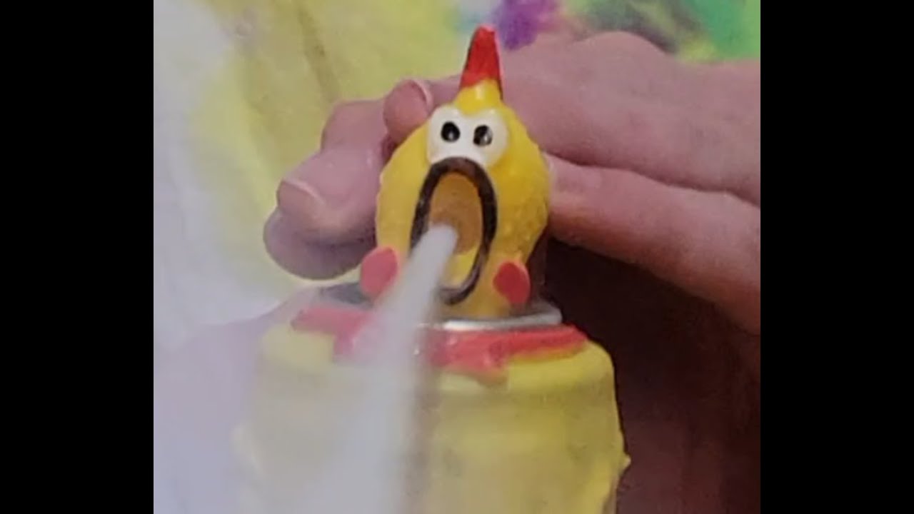 Rubber Chicken Screams Silly String