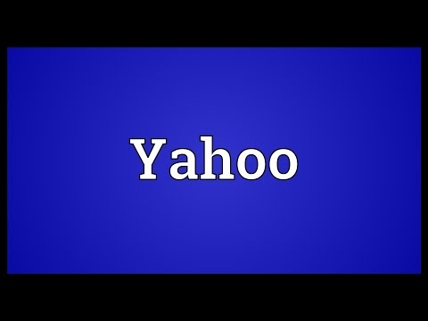Yahoo Meaning
