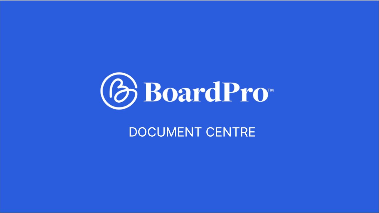 BoardPro Document Centre