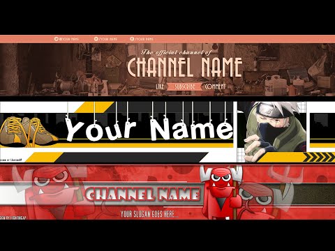 TOP YouTube Banner Template Photoshop|YouTube Banner Template Download|Banner Template PSD 2020