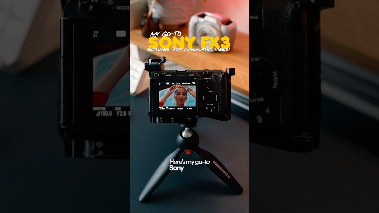 My Sony Fx3 Settings For Cinematic Images