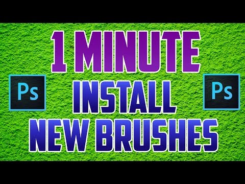 Photoshop CC : How to Add / Download & Install New Brushes