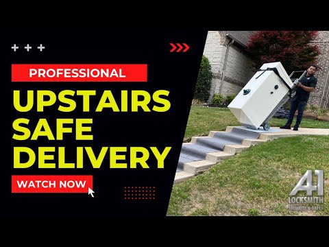 Liberty Safe Upstairs Delivery by A-1 Locksmith