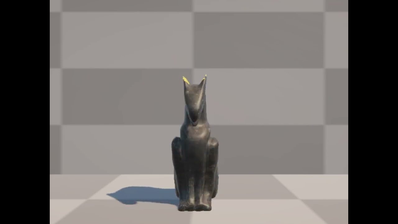 Statue Dissolving VFX