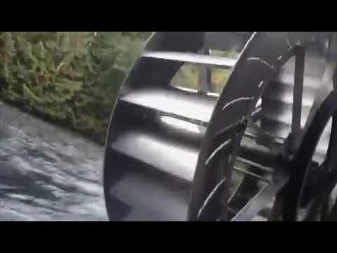 Innovative poncelet water wheel