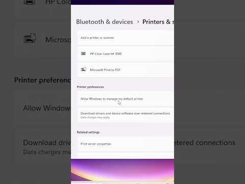 How to set Default Printer in Windows 11 #windows11 #windows #printer