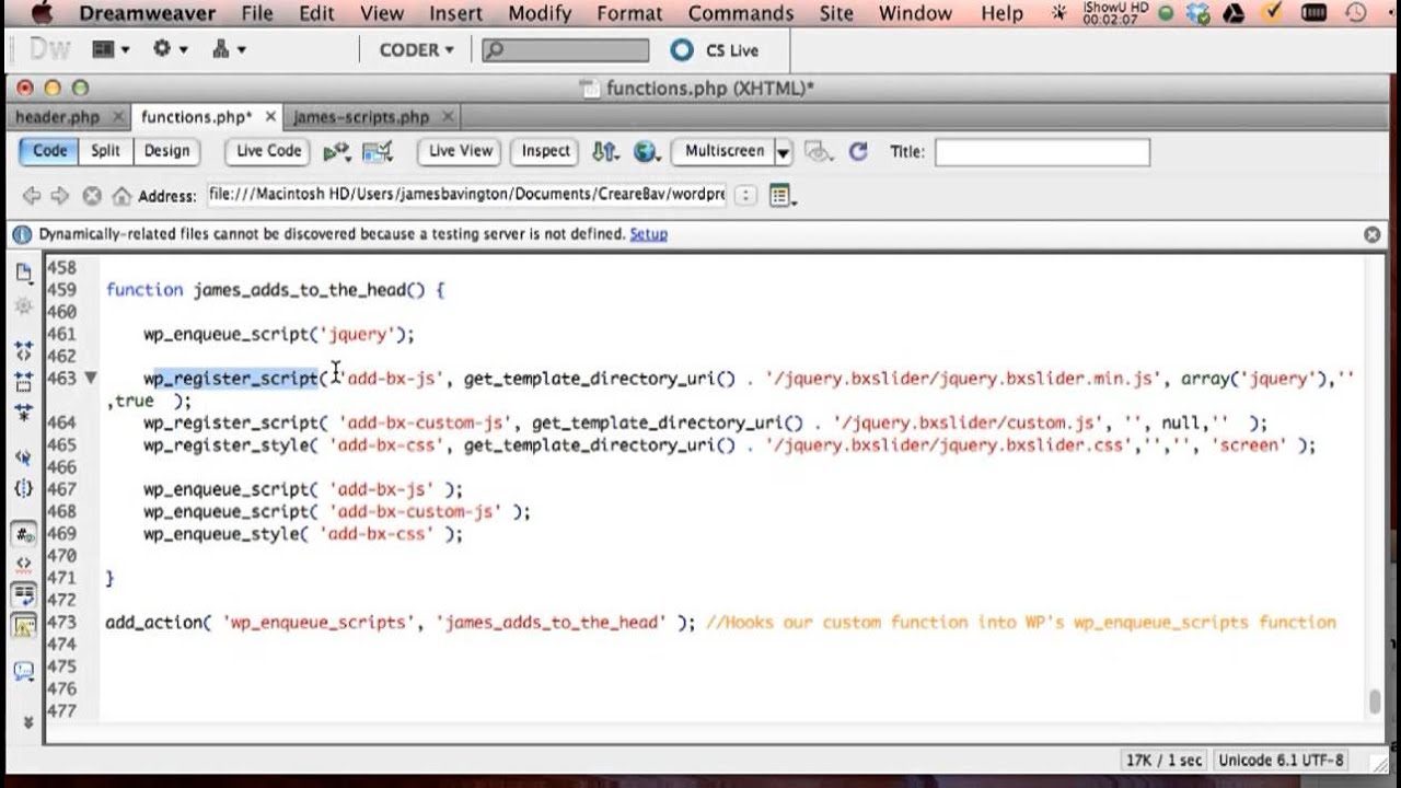 Adding Scripts & Stylesheets with WP enqueue in Wordpress