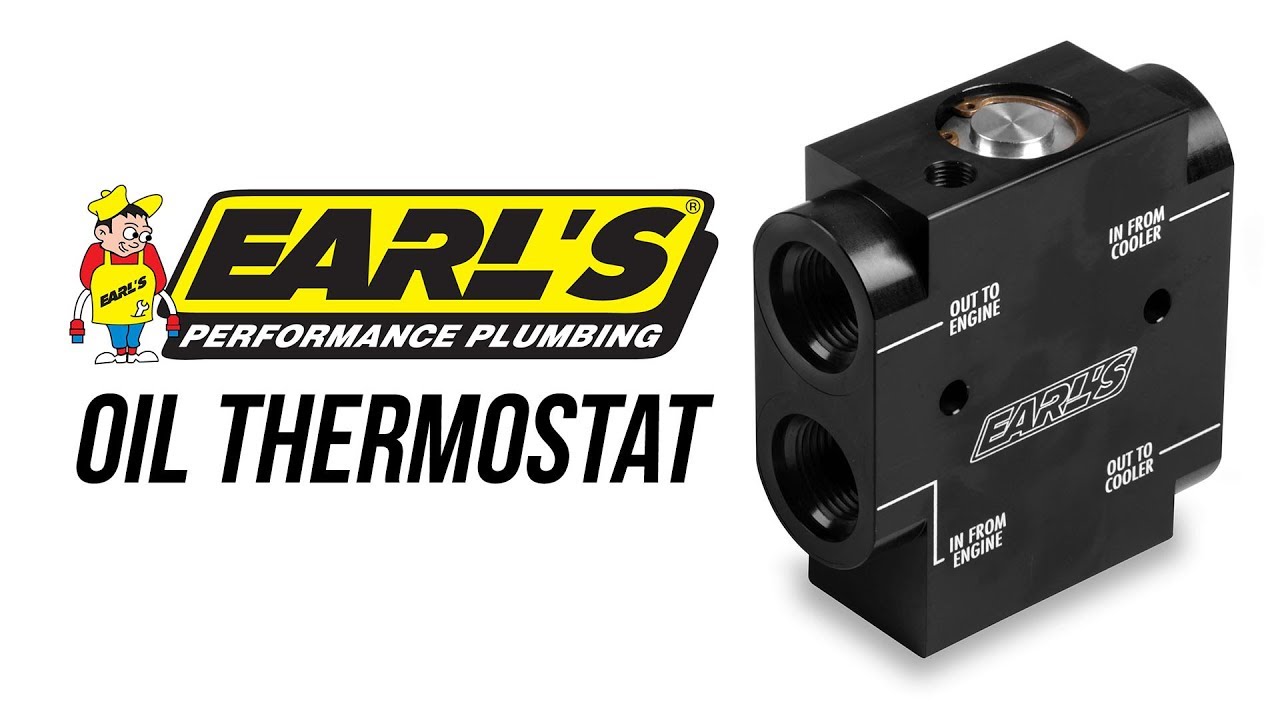 Earl's Oil Thermostat