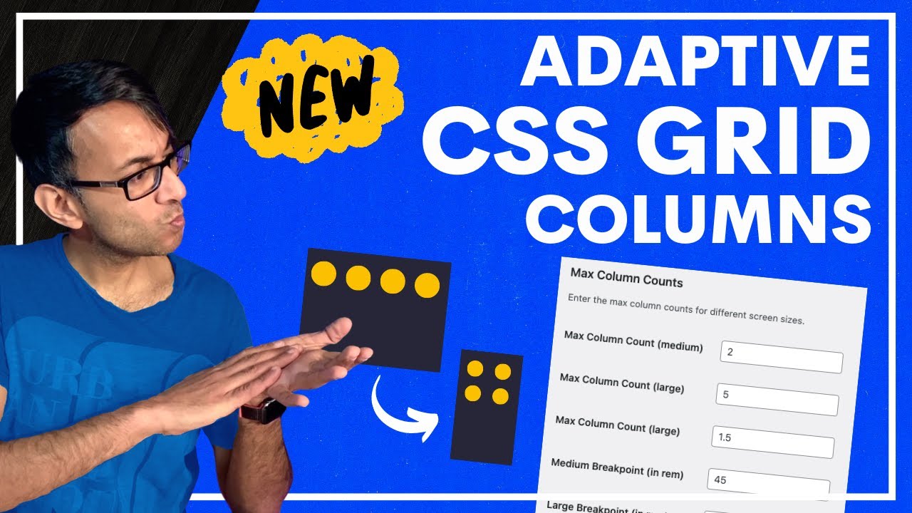 FREE Responsive Columns Plugin - GM Adaptive CSS Grid Columns - BricksBuilder Oxygen Breakdance Web