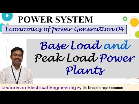 PS122 Base Load and Peak Load Power Plants Video Lecture - Crash Course ...