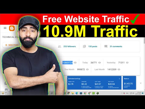 10 Million Website Traffic From Google Search || How to Increase Blog Traffic Fast & Free