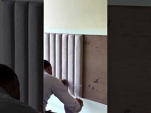 Headboard installation | How to install bed headboard | Vertical headboard | #beddesign #thane
