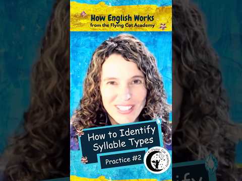 LEARN HOW TO identify syllable types. #spelling #ortongillingham #structuredliteracy #shorts