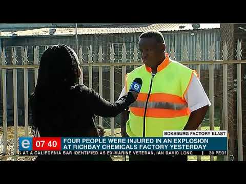Boksburg factory blast