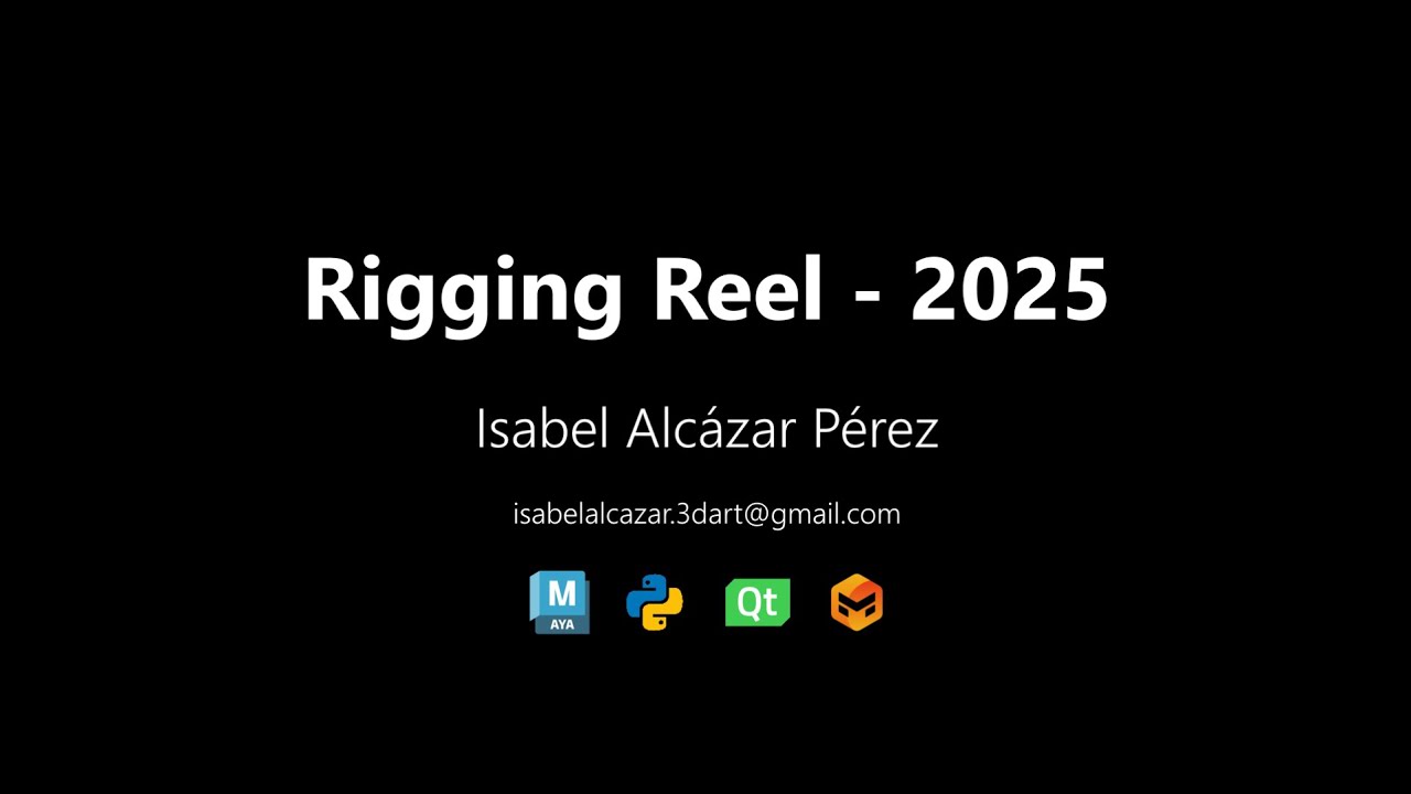 Rigging Reel 2025 - Isabel Alcázar