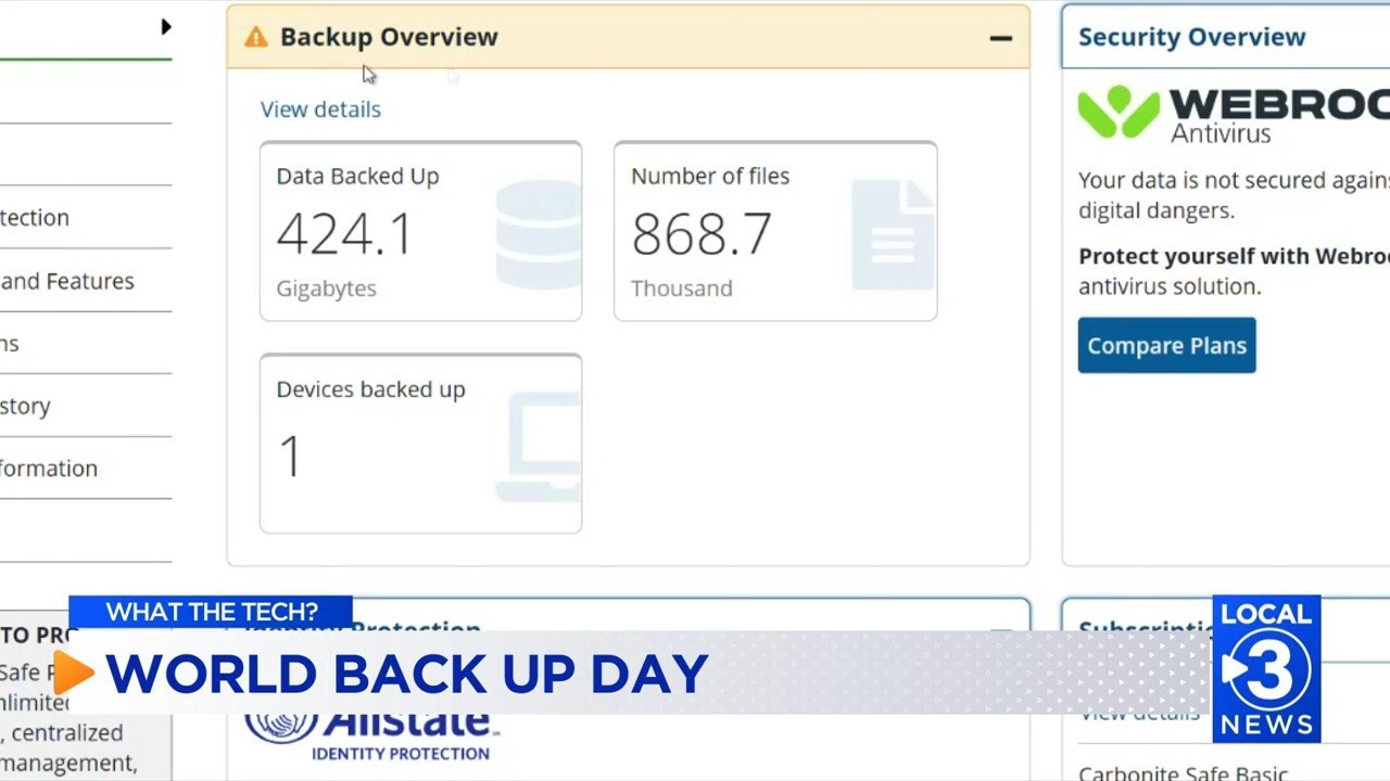 WHAT THE TECH? Computer backups
