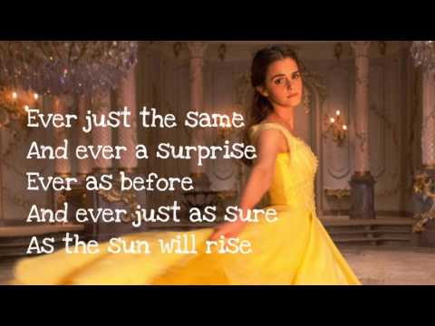 Beauty and the Beast - Lyrics (Ariana Grande & John Legend)