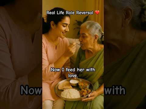 Real Role Reversal ❤️ Part 2 | The Joy of Parenting Your Parent | Mother-Daughter Bond #shorts #mom