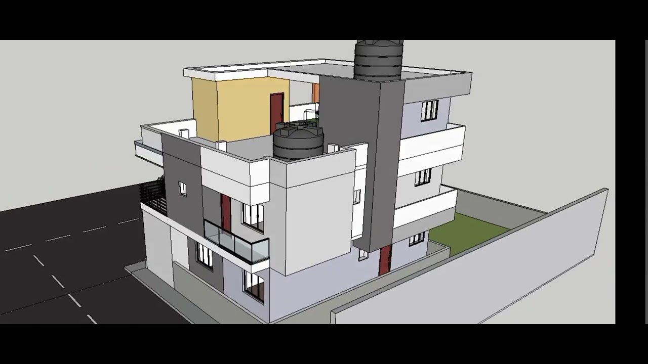 Duplex 3D model -1