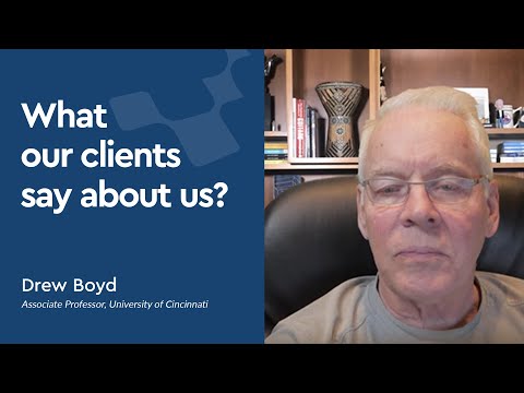 Drew Boyd - What our clients say about us?