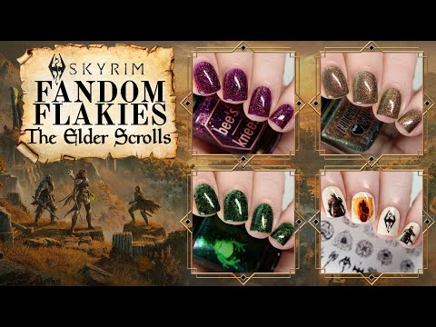 Fandom Flakies The Elder Scrolls Live Swatches & Review