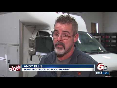 Local business donates truck to Indy food pantry