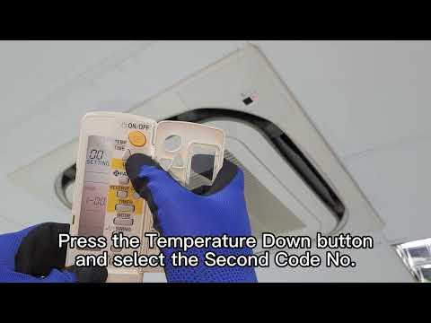 How to set Daikin VRV indoor Group Address using wireless controller BRC4C, BRC7C, BRC7E, BRC7F