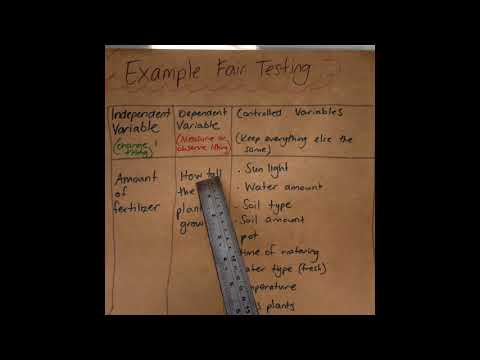How to plan a fair test