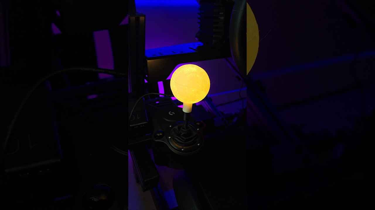 Logitech Moon Shifter Knob Mod 🎑😍