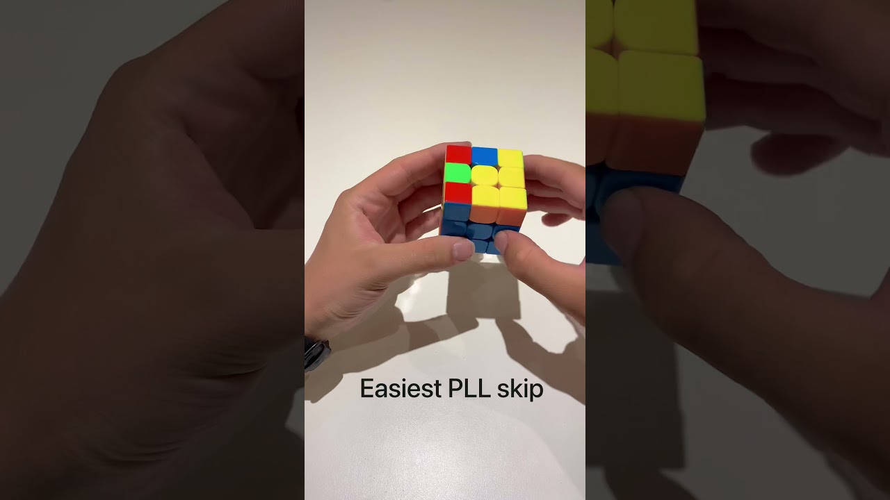 The easiest PLL skip!!🤫