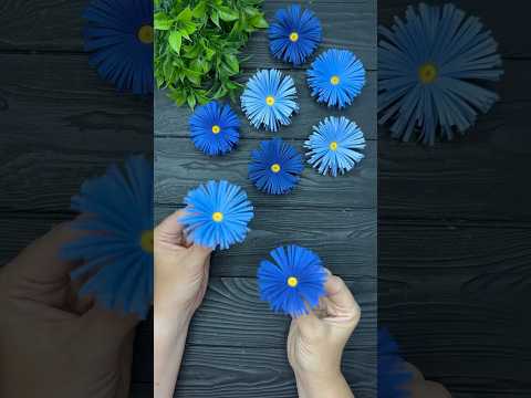 How to make Easy Paper Flowers #shorts