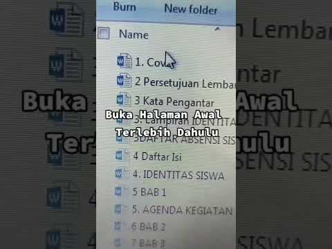 MENGGABUNGKAN MS WORD | ini dia caranya tanpa membuka File nya #gadget #msword #sorts #tutorial
