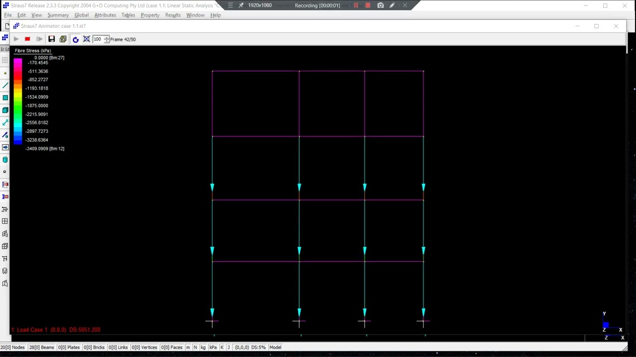 strand 7 steel structure fea analysis variation 2