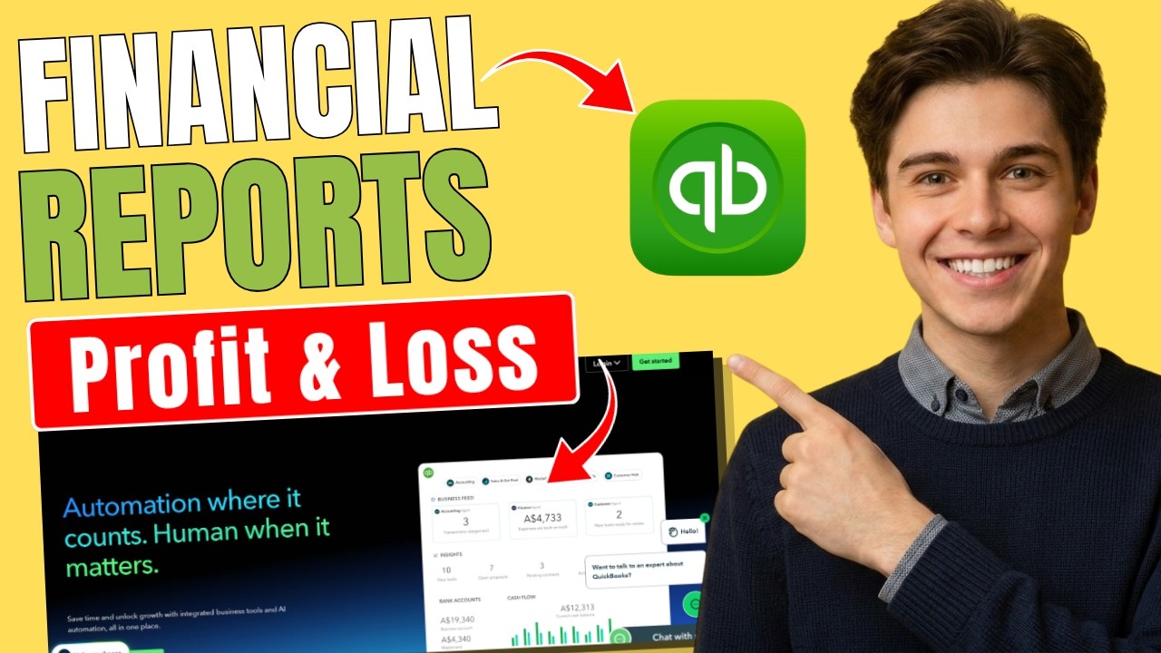 How To Create Financial Reports In QuickBooks Online (Profit And Loss Guide 2026)