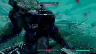 Werebear Are No Joke Even If You Have Full Daedric Weapons And Armor at ...