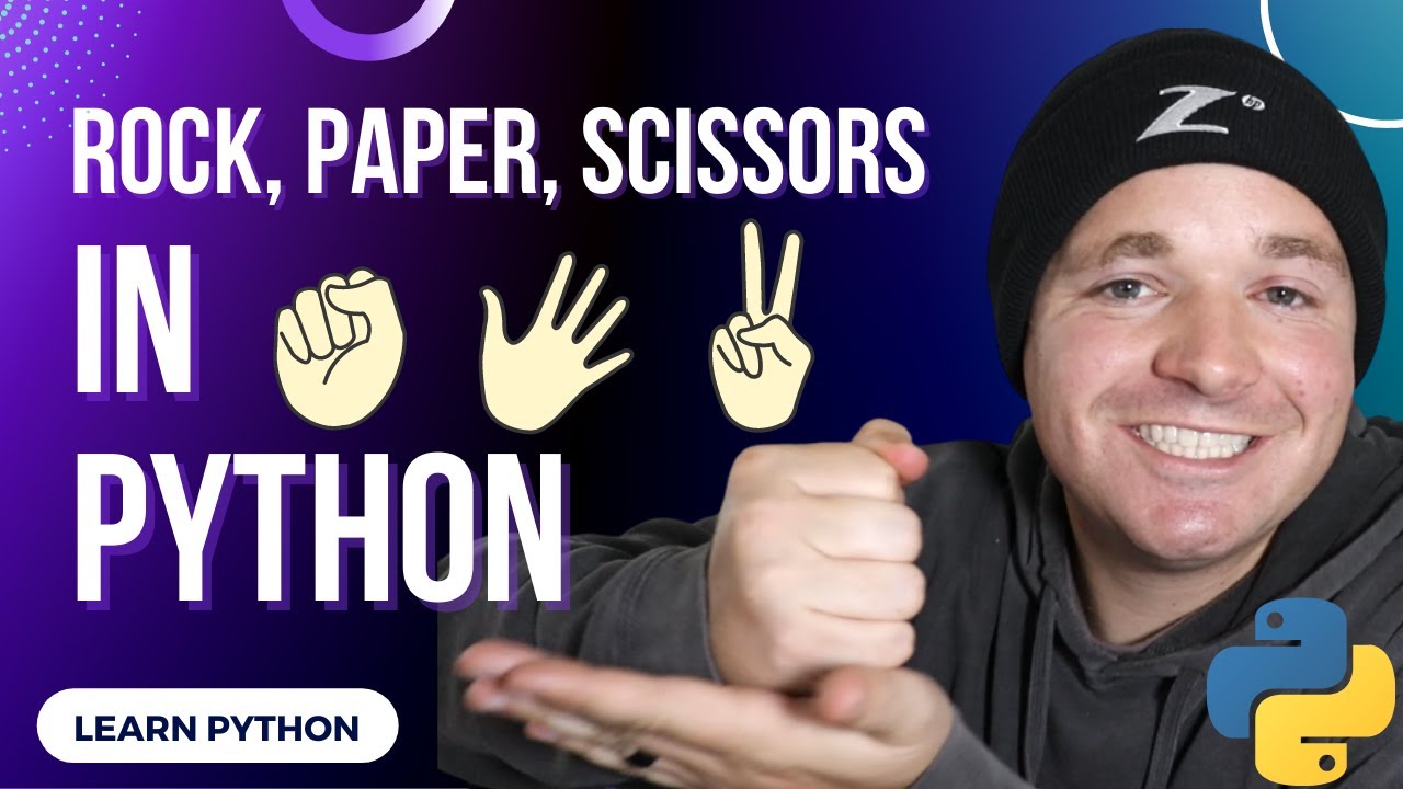 Programming Rock, Paper, Scissors in Python (Basics of Python)