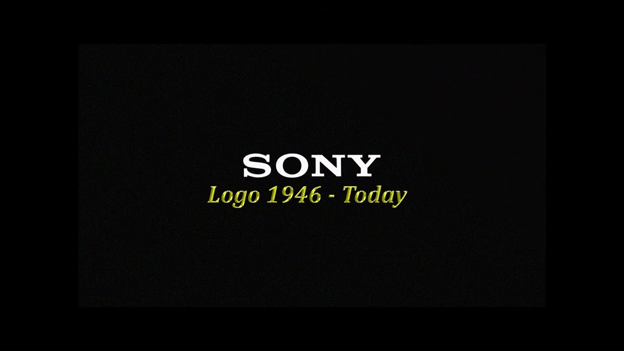 Sony Logo Evolution 1946 - Today