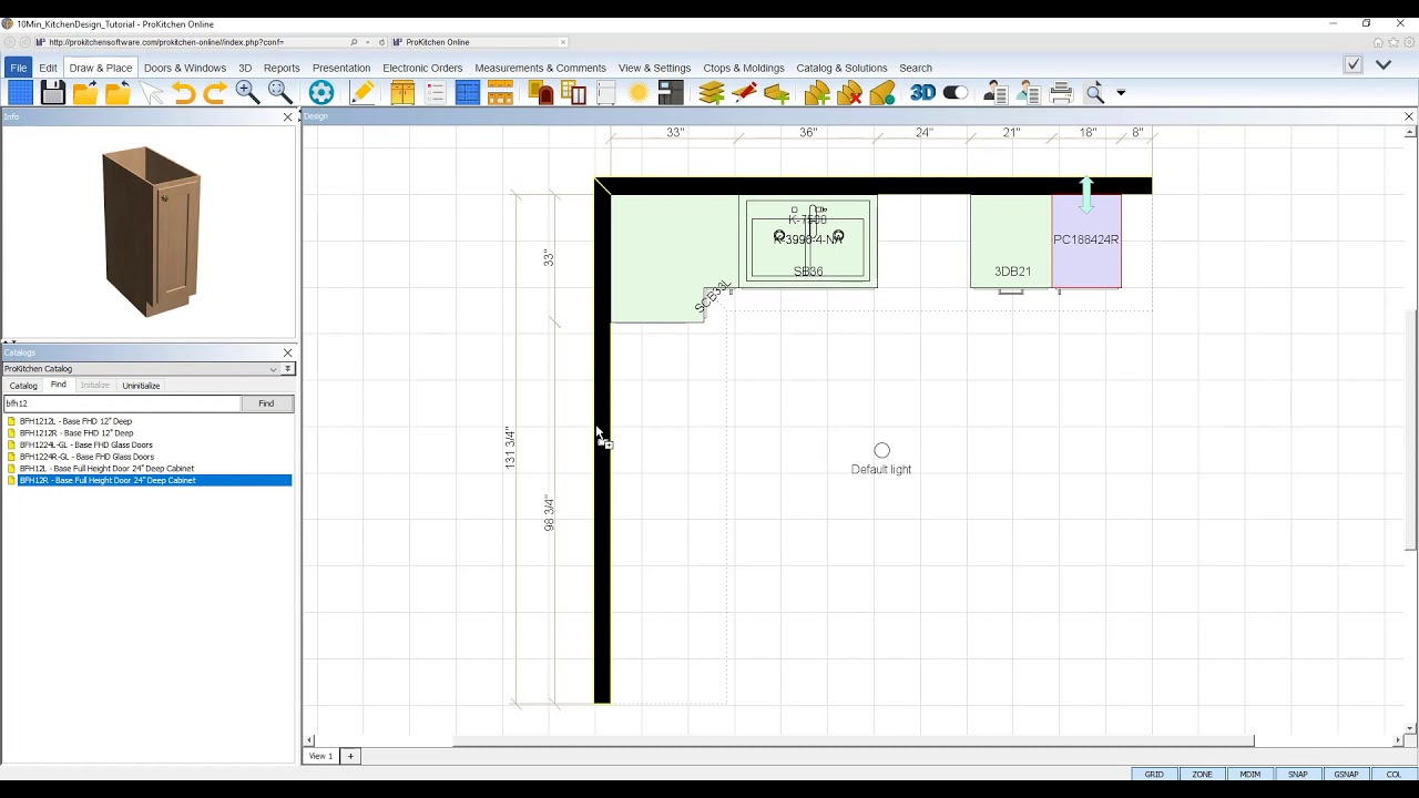 10 Minute Kitchen Design