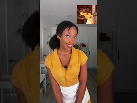 Princess Tiana’s outfits irl #princessandthefrog #shorts #tiana