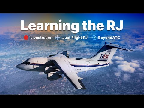 Just Flight Avro RJ / Learning to fly it / Microsoft Flight Simulator