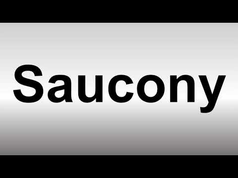 How to Pronounce Saucony