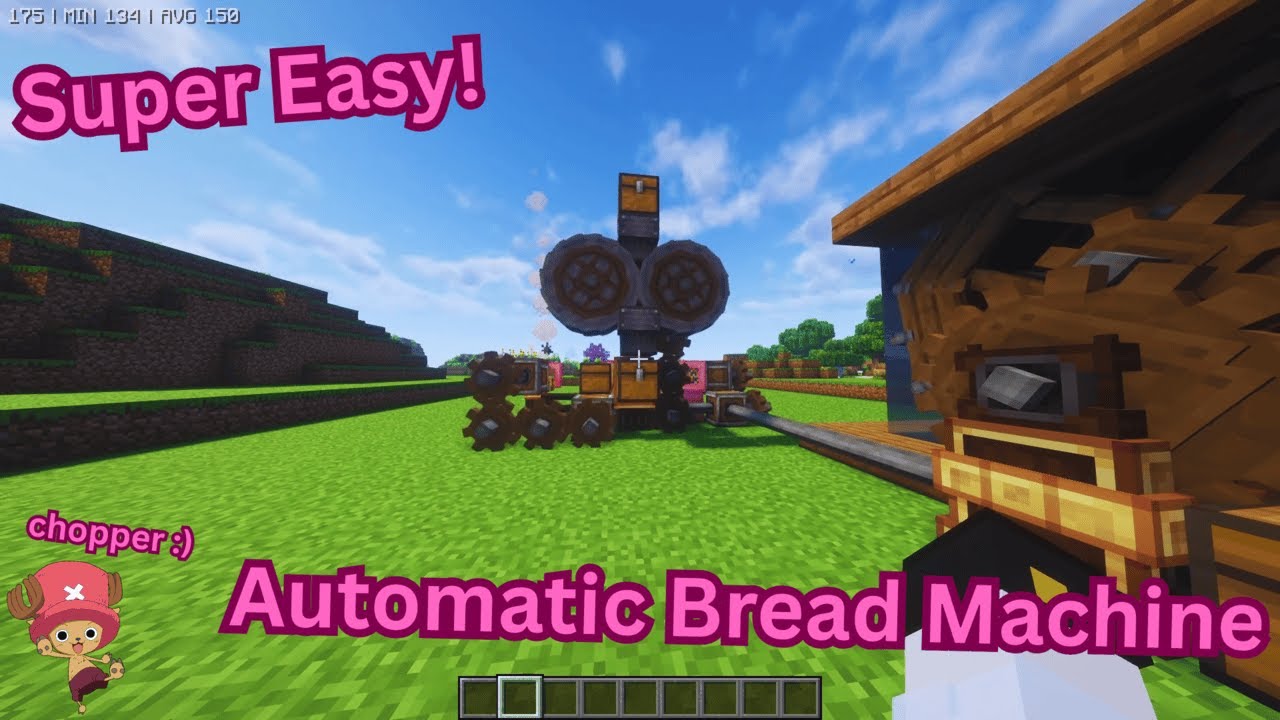 How to make a bread machine using Create Mod :)