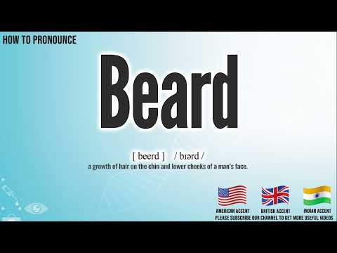Beard Pronunciation | How to Pronounce (say) Beard CORRECTLY | Medical Meaning