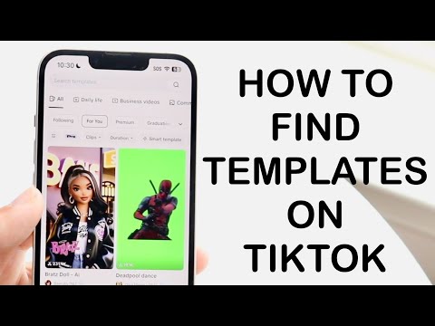 How To Find Templates On TikTok! (2024)